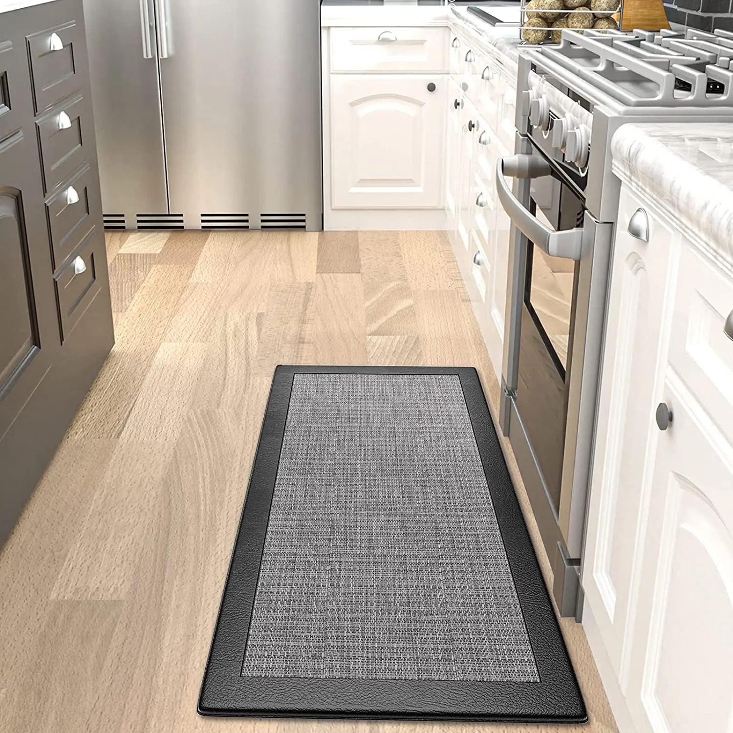 Uv Print Washable Kitchen Rugs Set 2 Piece Rugs Runner Set Waterproof ...