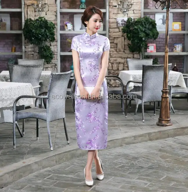 Ecowalson Chinese Cheongsam Traditional Wedding Qipao Woman Embroidery ...