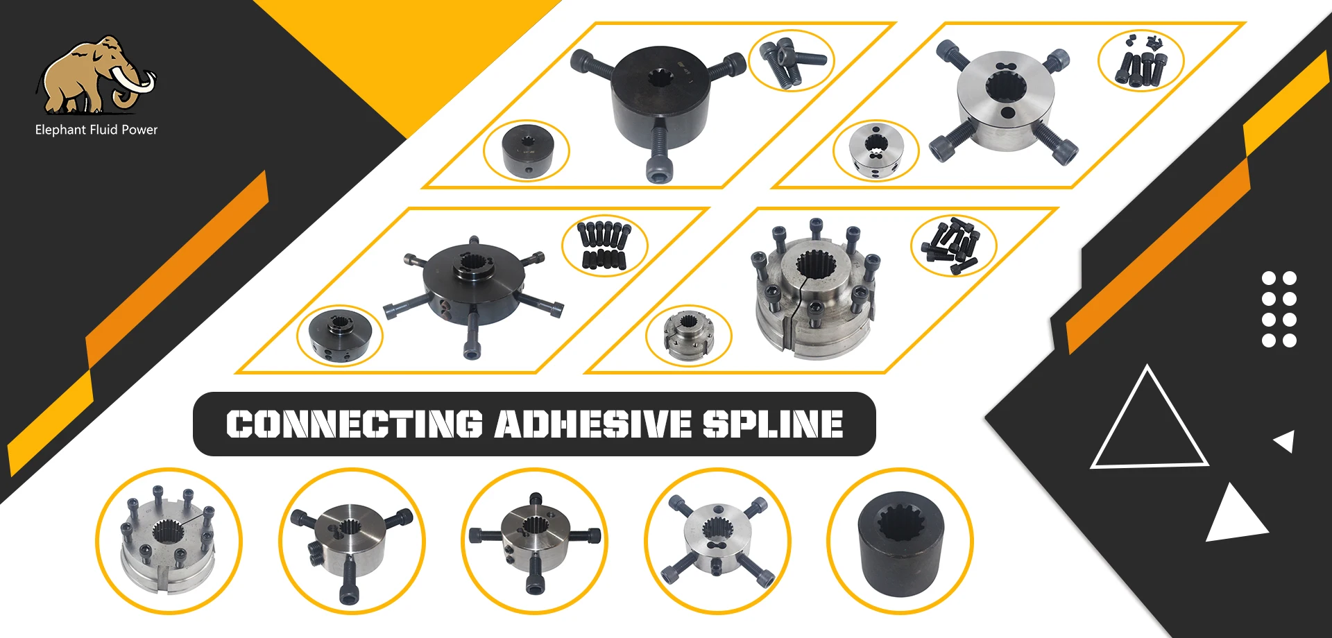 Hydraulic Pump Parts, Flexible Rubber Coupling for Excavator 160K/165K ...