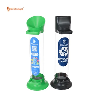 Ready To Ship Clear Tube Battery Recycling Bin 20 Liter Battery ...