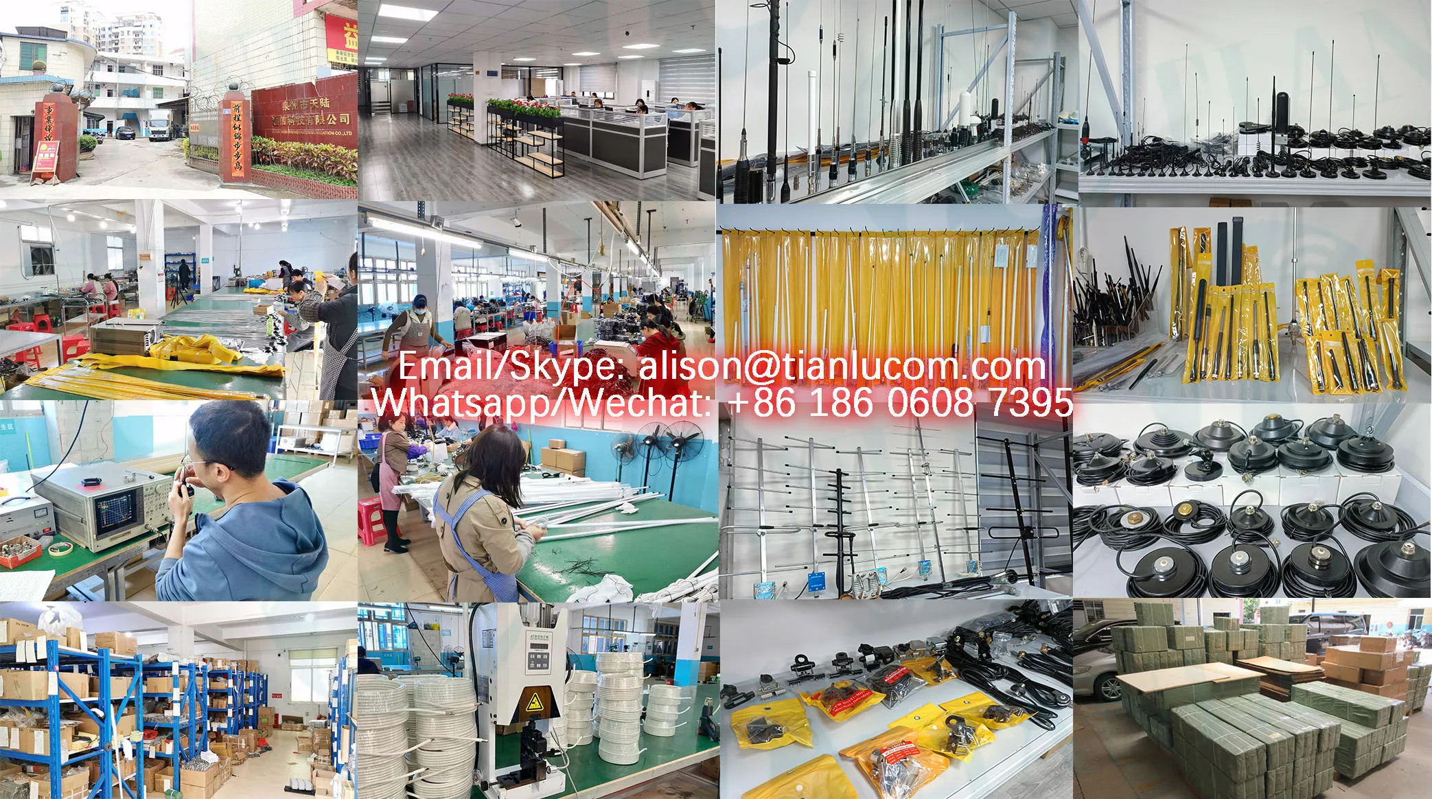 Cb Base Antenna 27mhz Outdoor Fiberglass Base Station Antenna ...