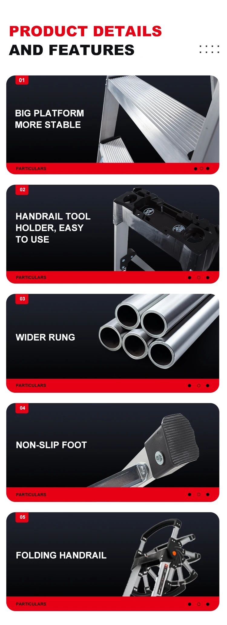 High Quality Modern Style Multi Purpose Aluminum Aluminum Work Platform ...