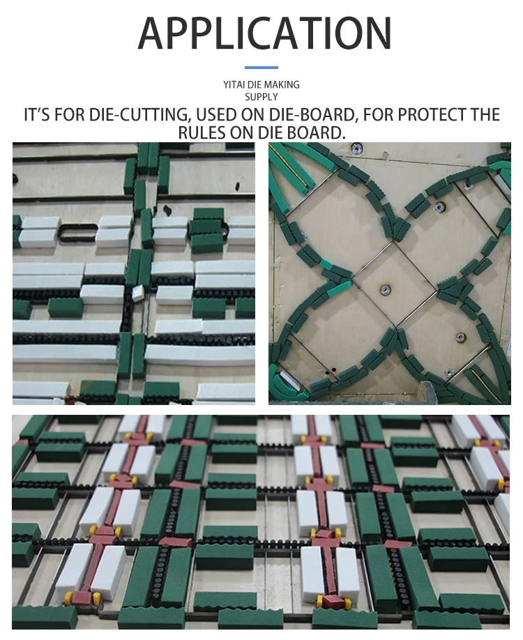 Dieboard EVA Foam Sheet Ejection Rubber for Die Cutting Machine