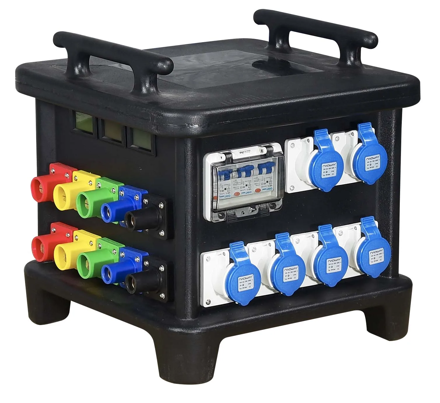 Alibaba.com: Portable 24-way 3-phase power distribution box in plastic ...
