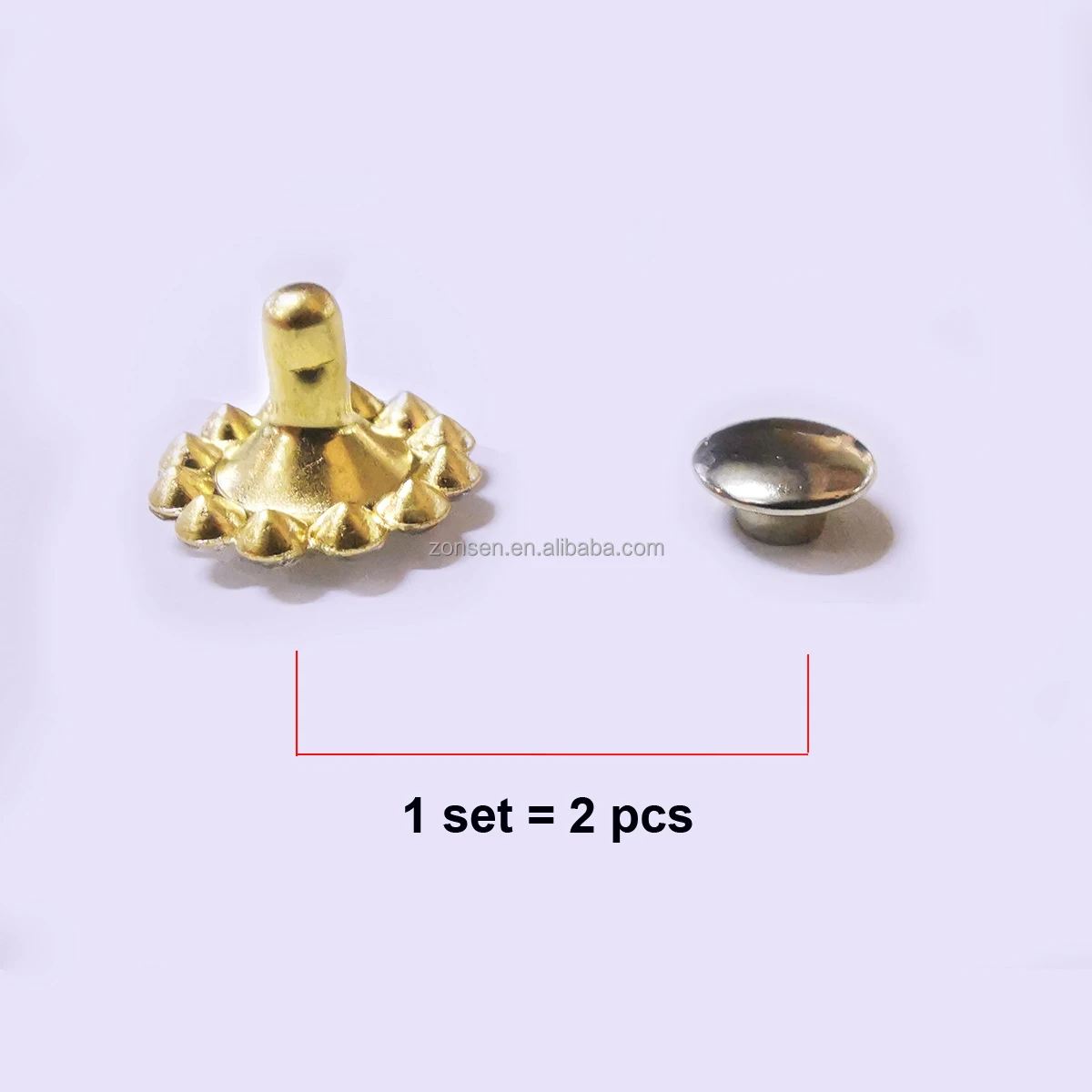 Wholesale Garment Accessories 11mm Flower Shaped Metal Rivets Bling ...