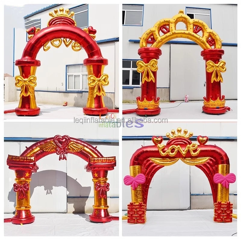 Cheaper Inflatable Wedding Arches - Heart Shape Gates