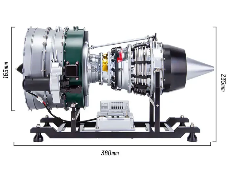DIY Twin-spool Turbofan Engine Model Kit for Model Airplanes & OEM