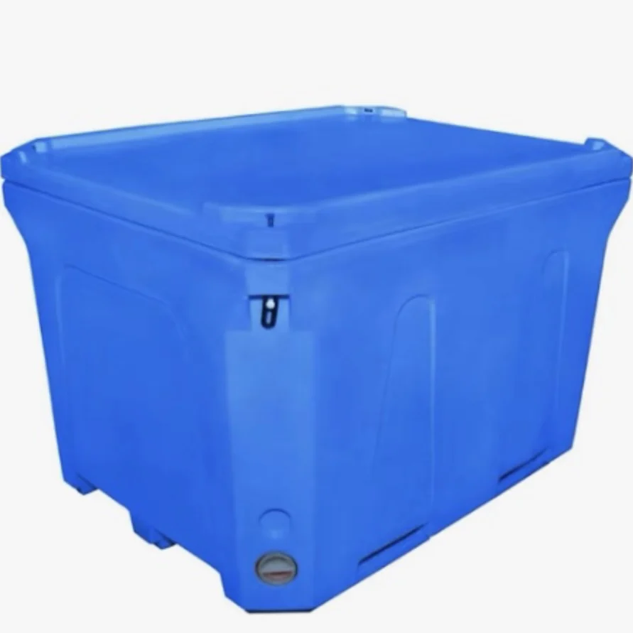 700 Qt Rotomolded Plastic Insulated Rectangle Storage Dry Ice Box Bins ...