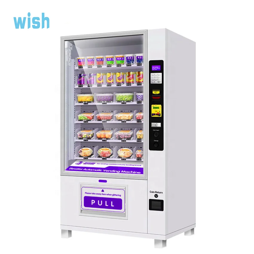 Food Vending Machine - Pizza Sausage Hot Food Solution