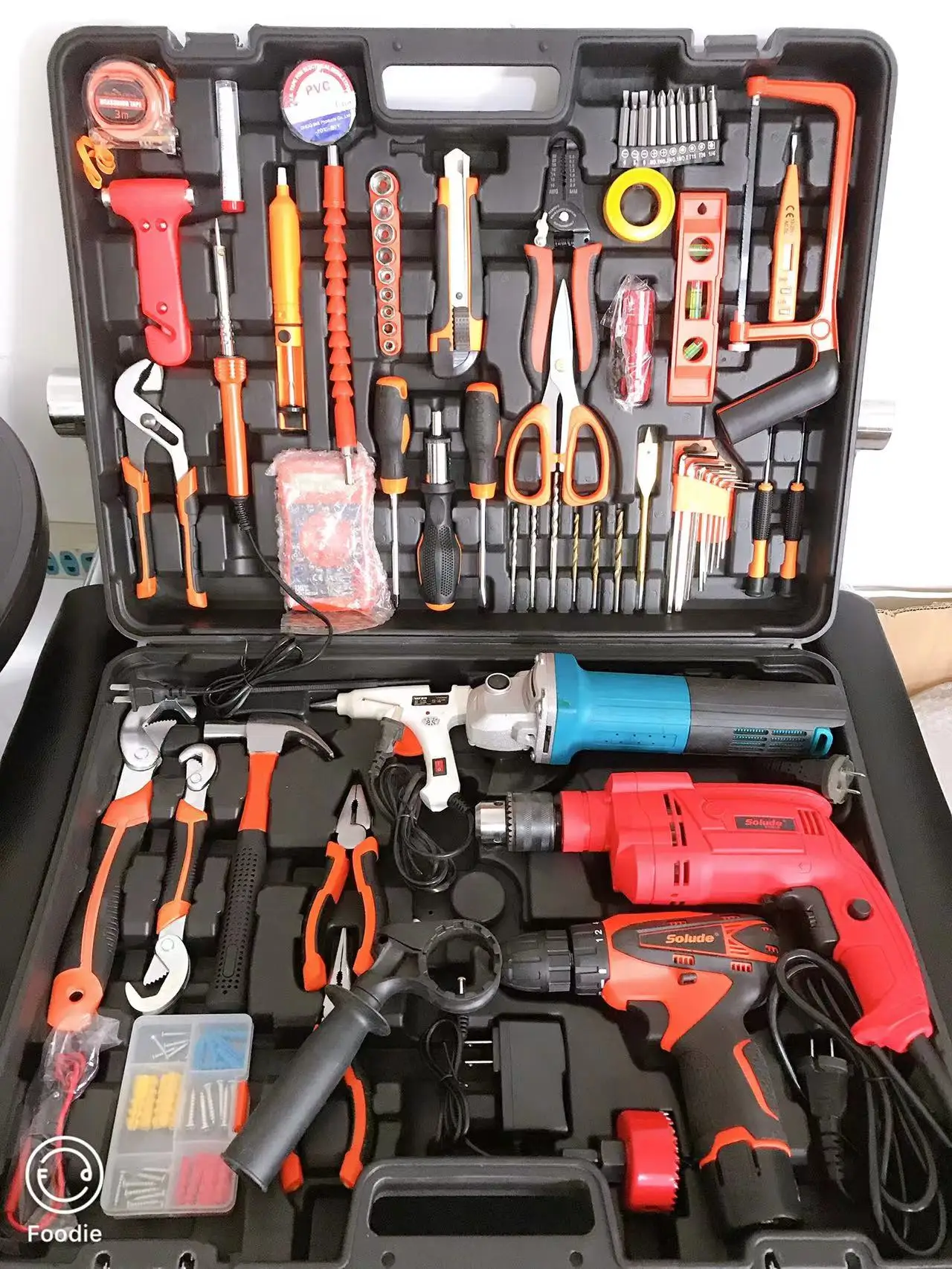 Solude Basic Tool Combination Package Mixed Tool Set Tire Repair Kits ...