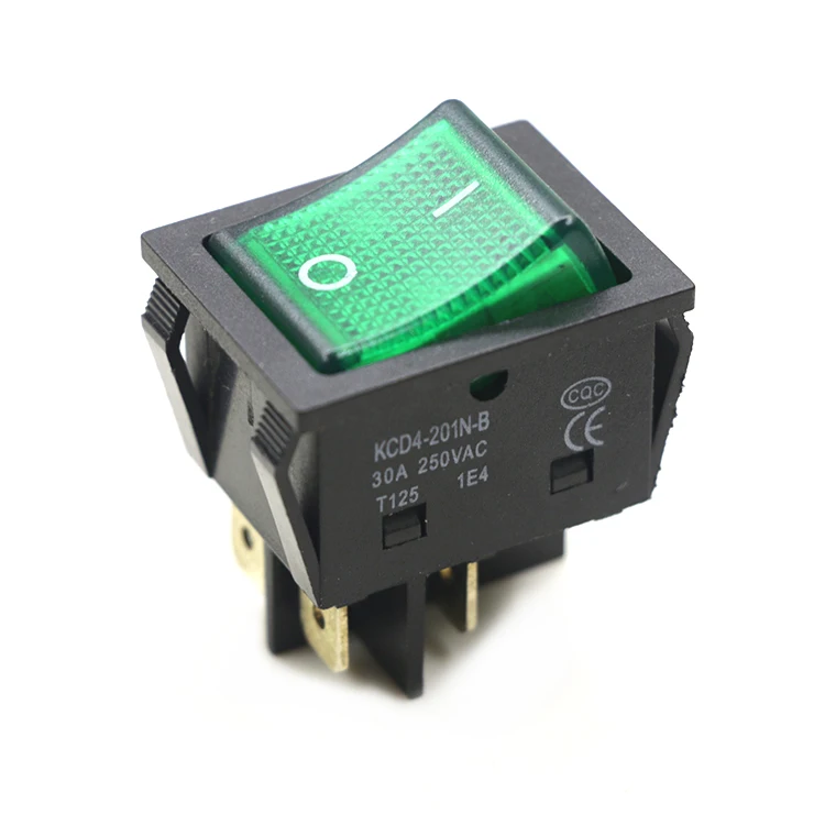 Kcd4 On Off 20a 25a 30a 4pins Rocker Lighted Switches - Buy Rocker ...
