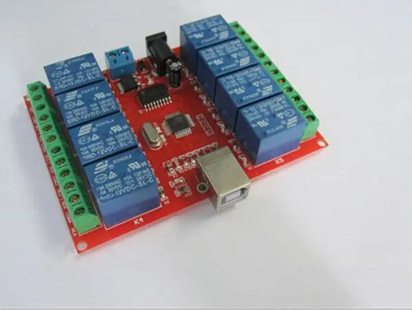 Smart Power Switch Pc Controlled Relay Board 8 Channel Usb Relay Module ...