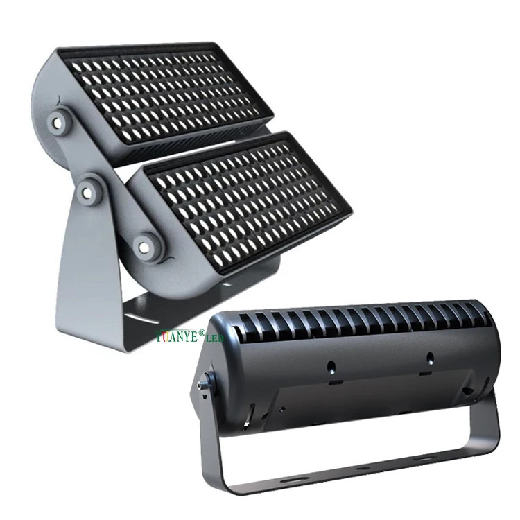 Two Heads with shields 350W With Shield RGB RGBW Sport Stadium Led ...