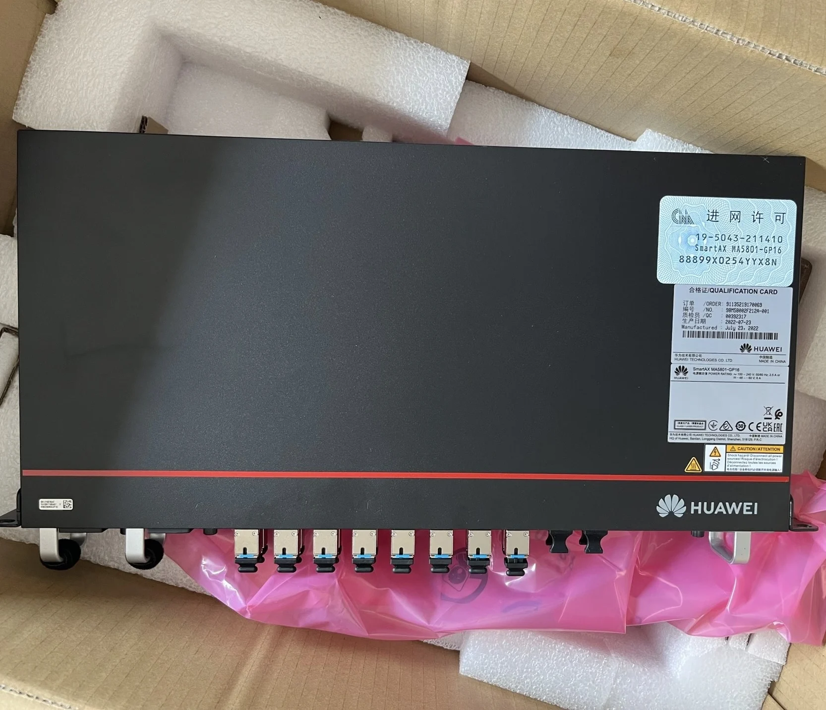 Smartax Ma5801 Series Olt Smartax Ma5801 Series Olt Ma5801-gp16 Ma5801-cg04 Support 8 Port Gpon ...