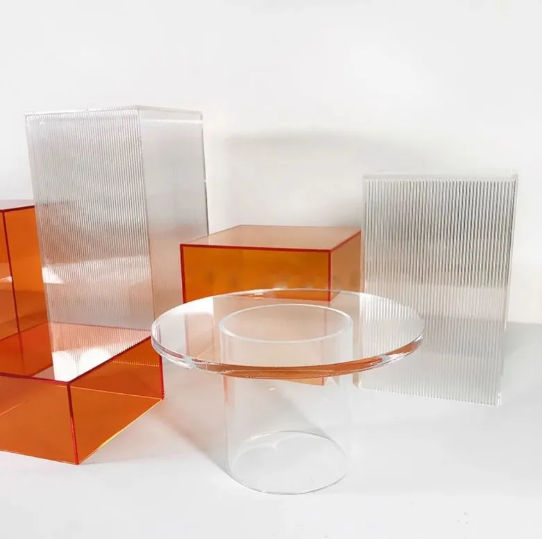 Xinkeda Clear Acrylic Buffet Risers Cube Acrylic Dessert Table For ...