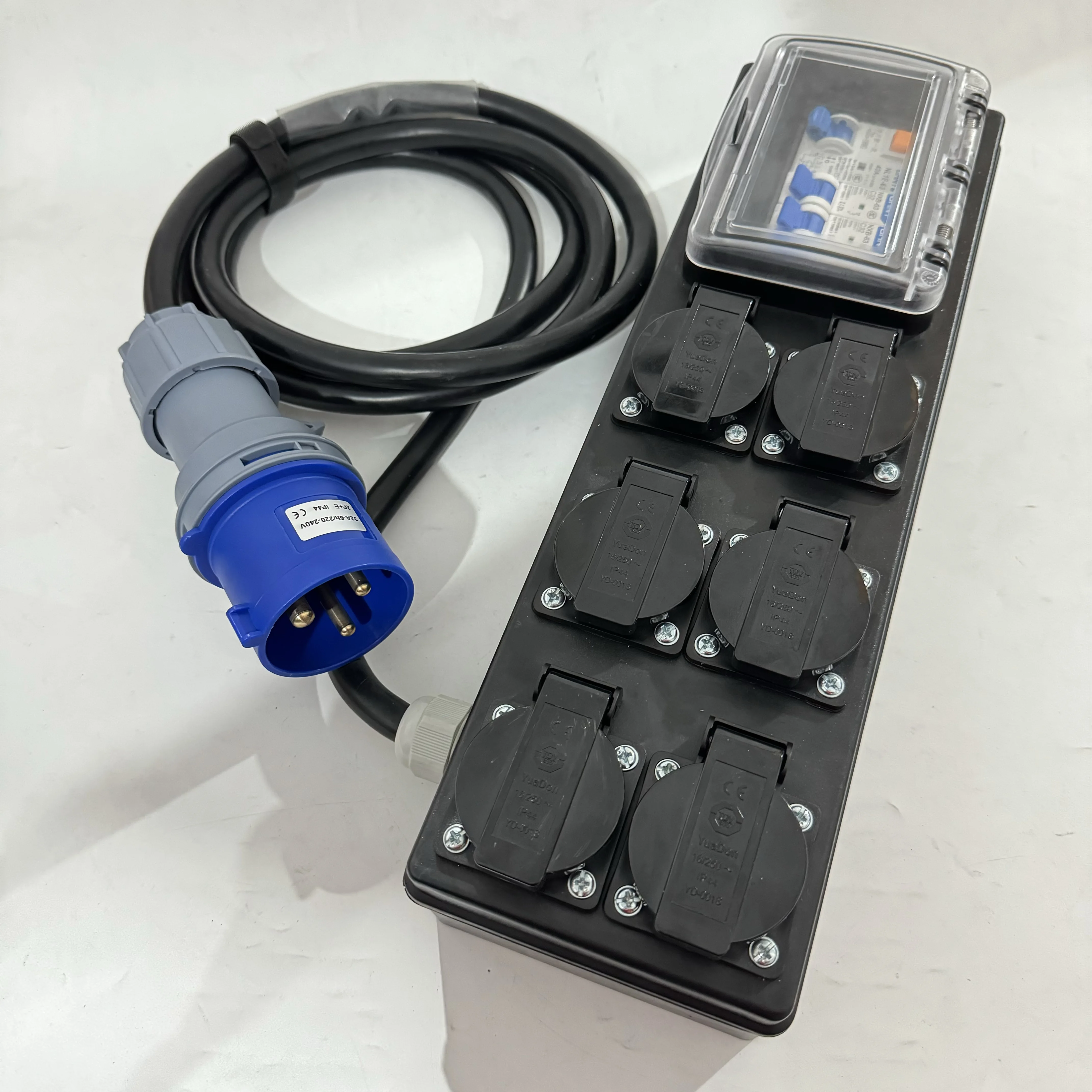 32a Single Phase Stage Audio Power Distro Box With 6x15a Sockets - Buy ...