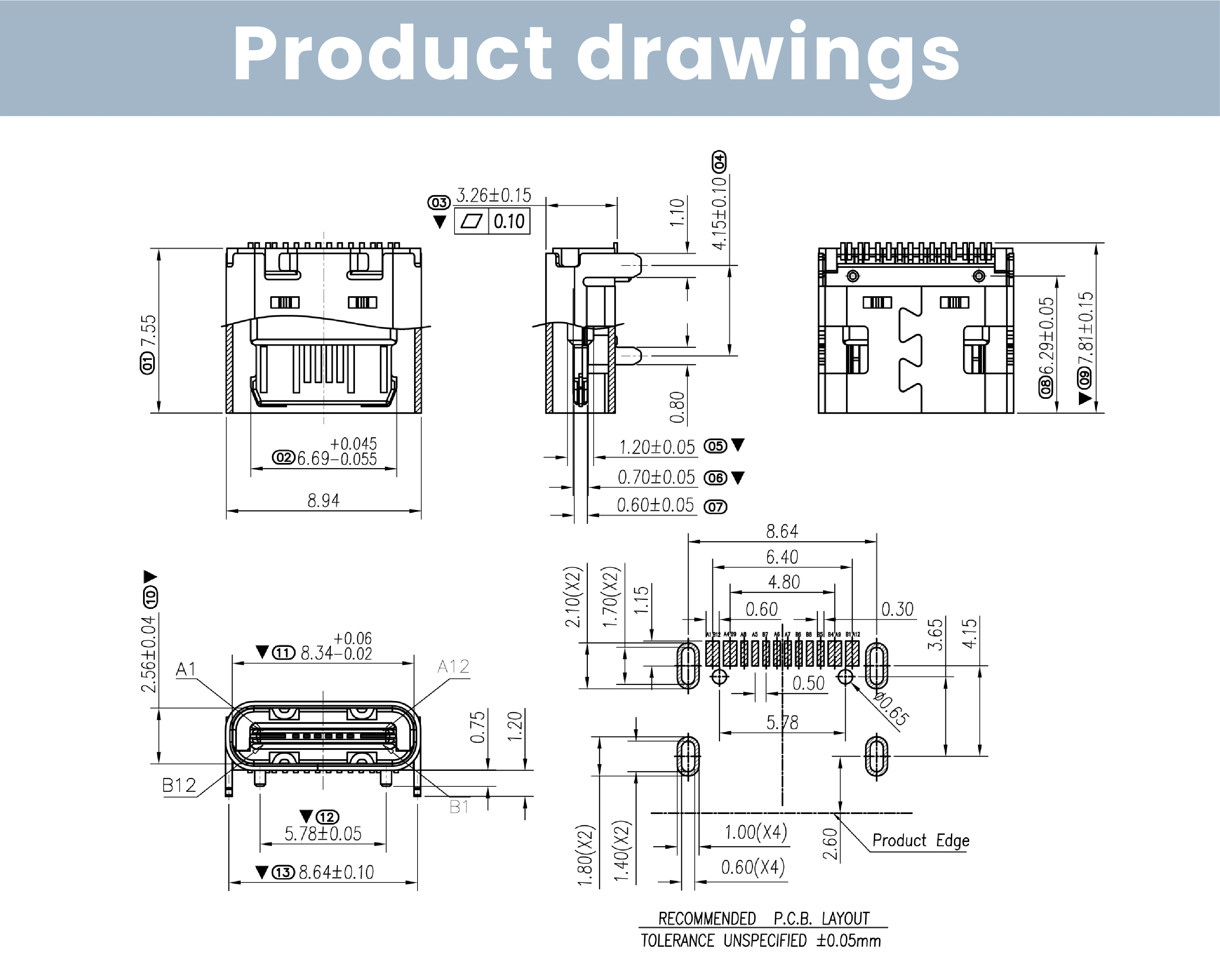 USB TYPE-C Connectors - High Speed & Reliable Performance