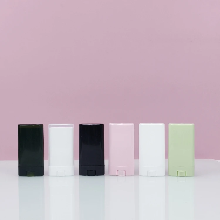 Customized Color Logo 15g Ellipse Shape Cosmetic Package Plastic ...