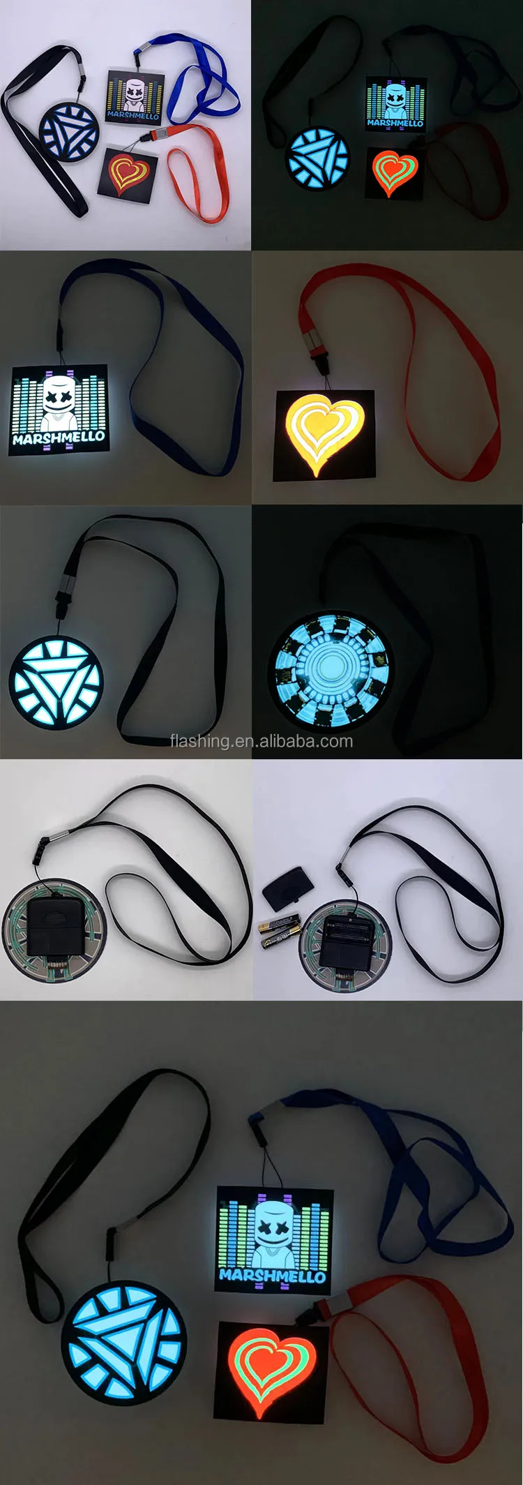 Manufacture Glowing Led Badges Logo,led Badge Custom,led Badges for ...