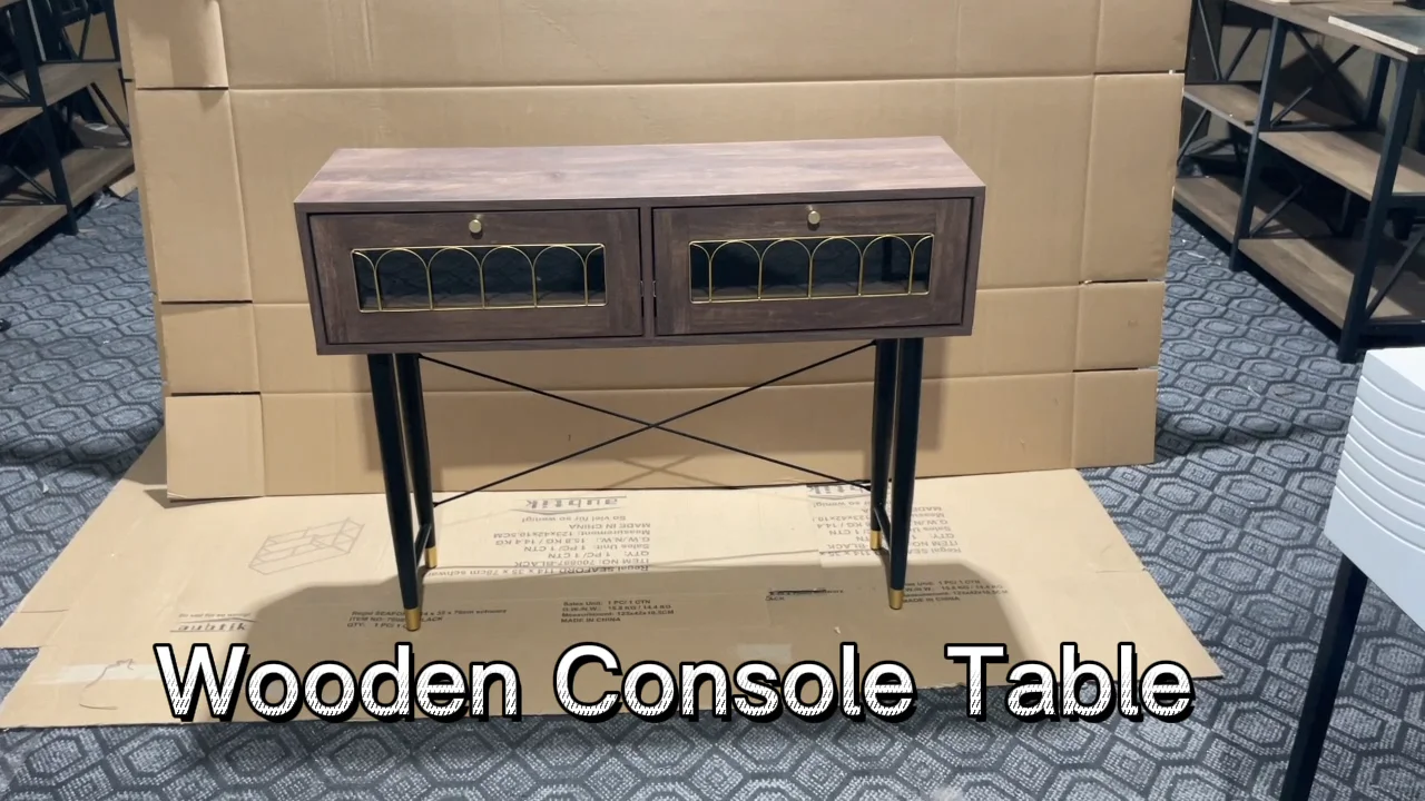 Walnut Furniture Living Room Wooden Storage Side Cabinet Modern Tv Rack ...