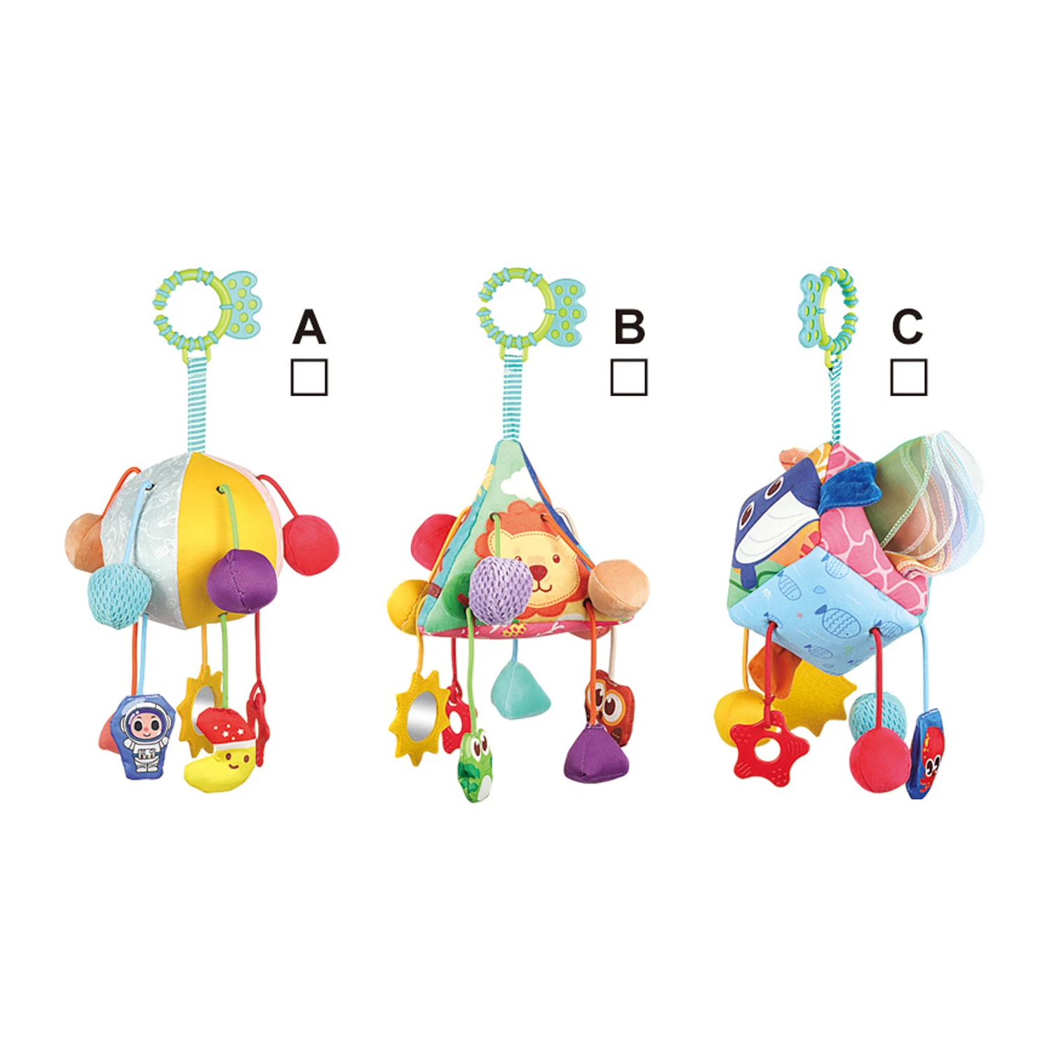 Baby Soft Rattles Shaker,Infant Developmental Hand Grip Toys,Baby ...