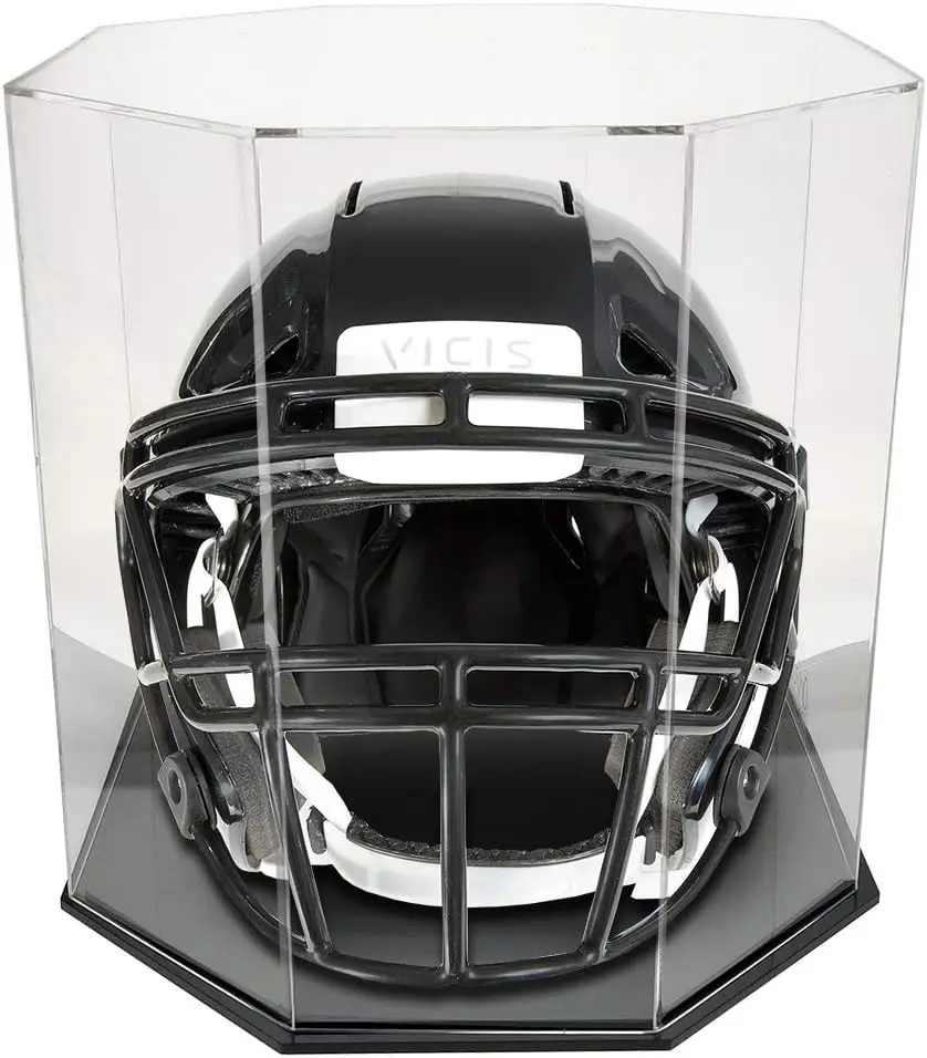 Custom Sizes Deluxe Uv-protected Mini Football Helmet Display Case ...