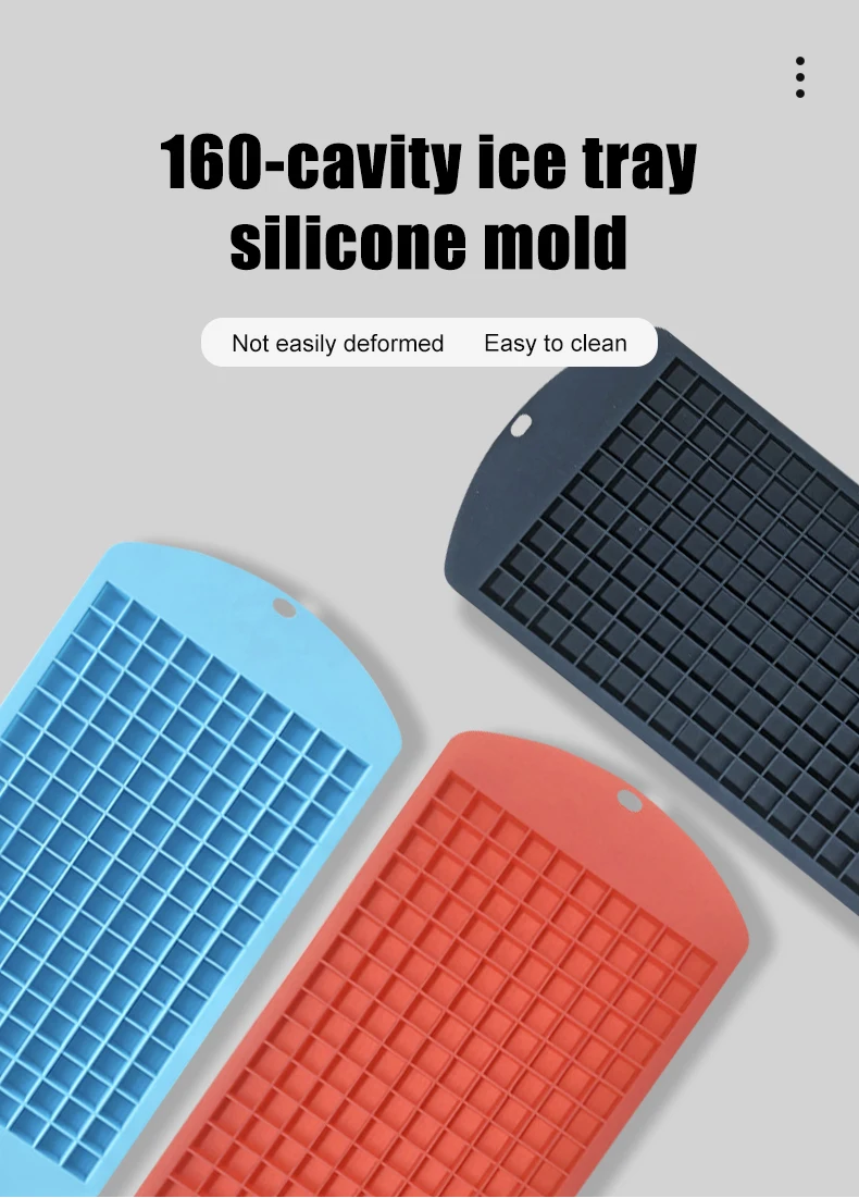 Commercial Small 160 Compartment Silicone Ice Lattice Mould For Diy ...