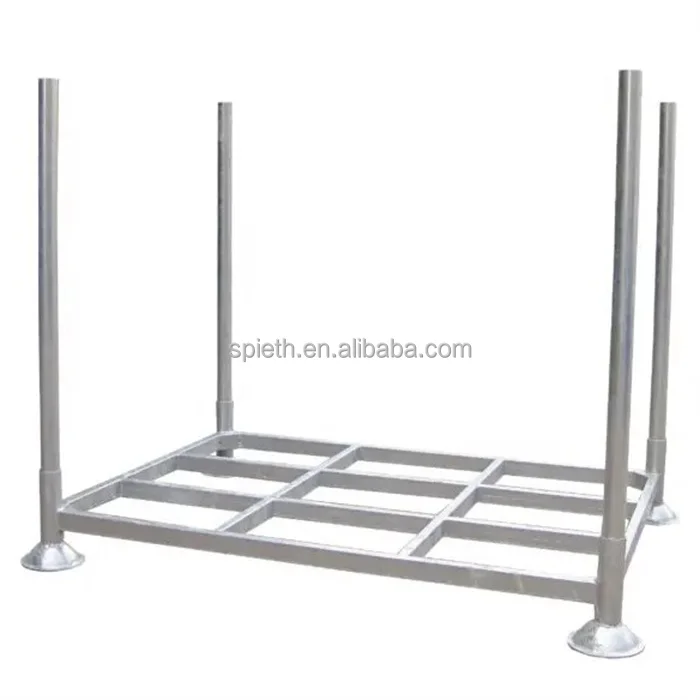 Steel Stackable Container Cage Wire Mesh Storage Cage Stillage - Buy ...