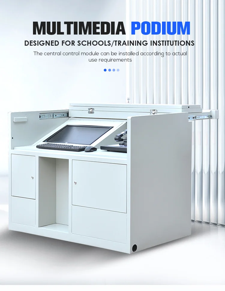 A02 Multimedia Electronic Podium - Buy Digital Podium Lectern For ...