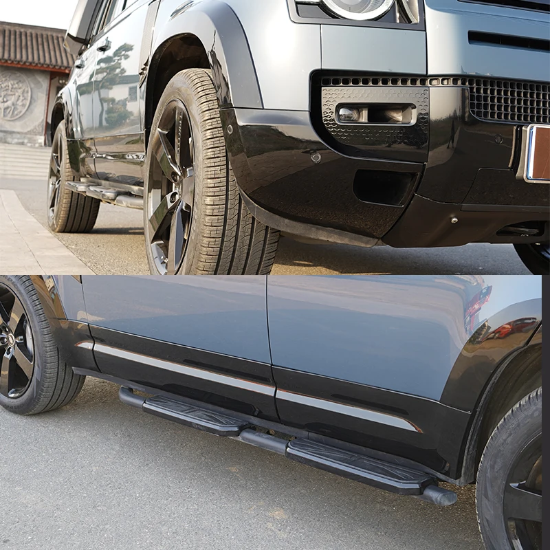 Car Bodykit Side Sill New Defender 110 L663 Glossy Black Side Molding ...
