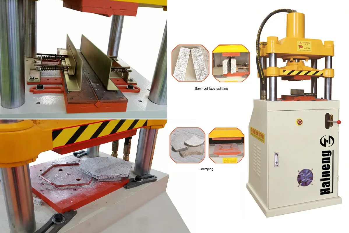 SCDK-81 Marble Granite Paving Stone Stamping Splitter Machine Hydraulic ...