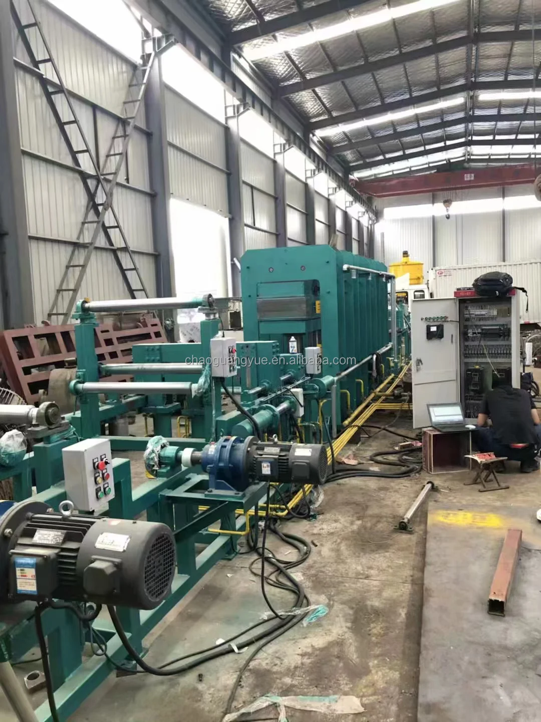 Rubber Conveyor Belt Vulcanizing Machine / Conveyor Belt Production ...