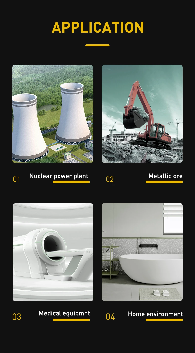 Bosean FS-5000 Gamma Beta Radiation Detector - Portable & Reliable