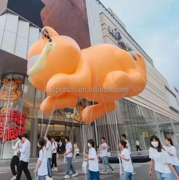 Alibaba.com: Customizable giant inflatable Garfield, commercial cartoon ...