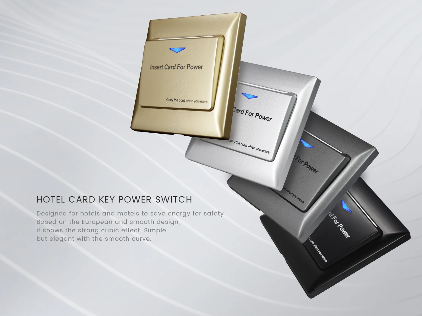 220v 125zkhz Hotel Room Card Key Energy Saving Switch Electric Magnetic ...