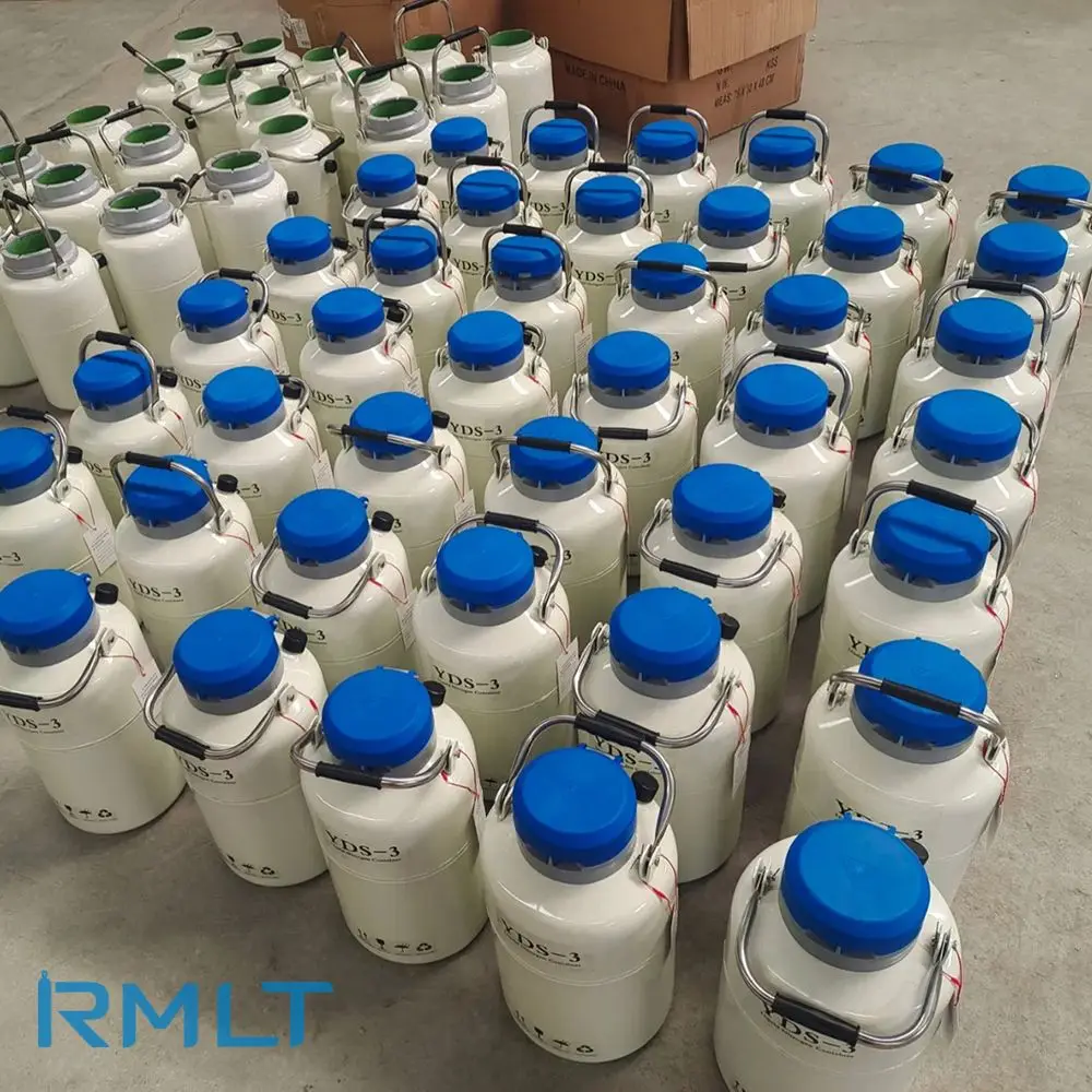 YDS-6 Liquid Nitrogen Tank 6L Liquid Nitrogen Bottle Ln2 Tank Dewar for ...