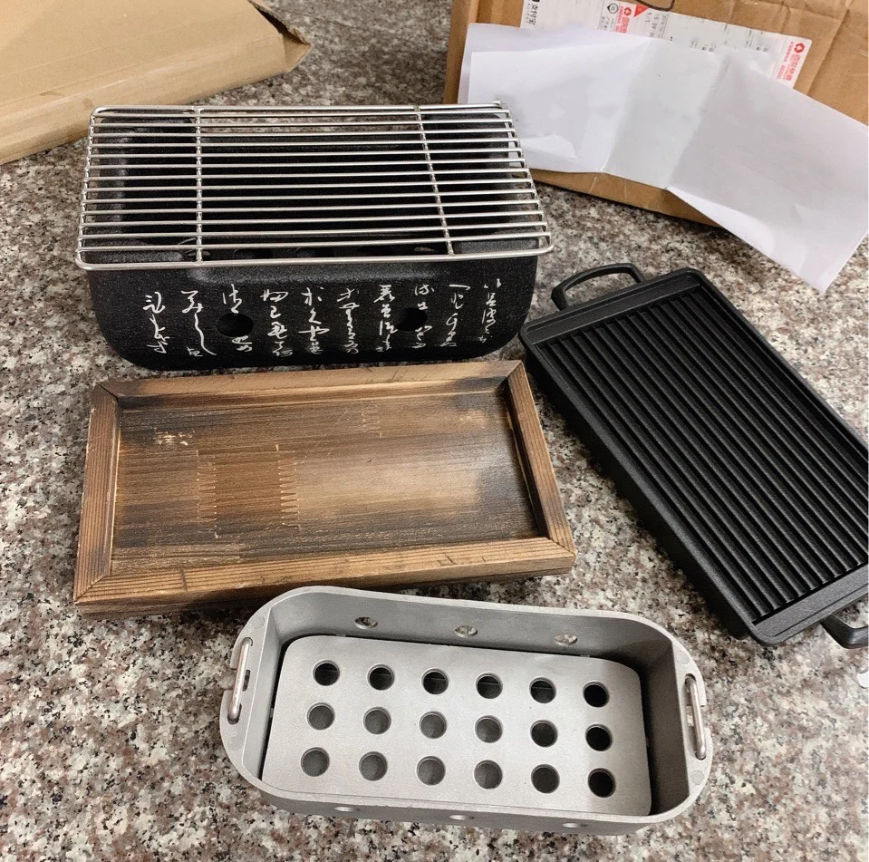 Portable Stainless Steel Korean Style Smokeless BBQ Grill for Indoor ...