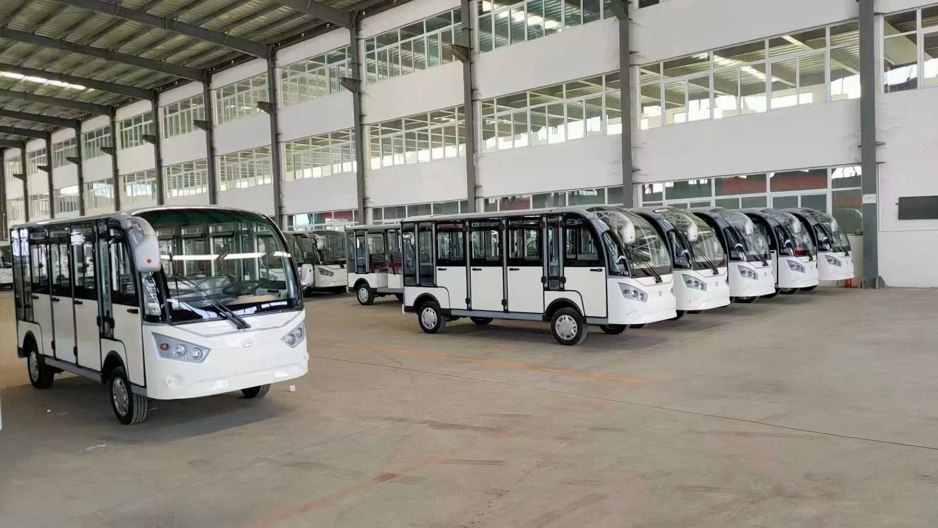 4 Wheel Electric Sightseeing 14 Passengers Mini Shuttle Bus with Great ...
