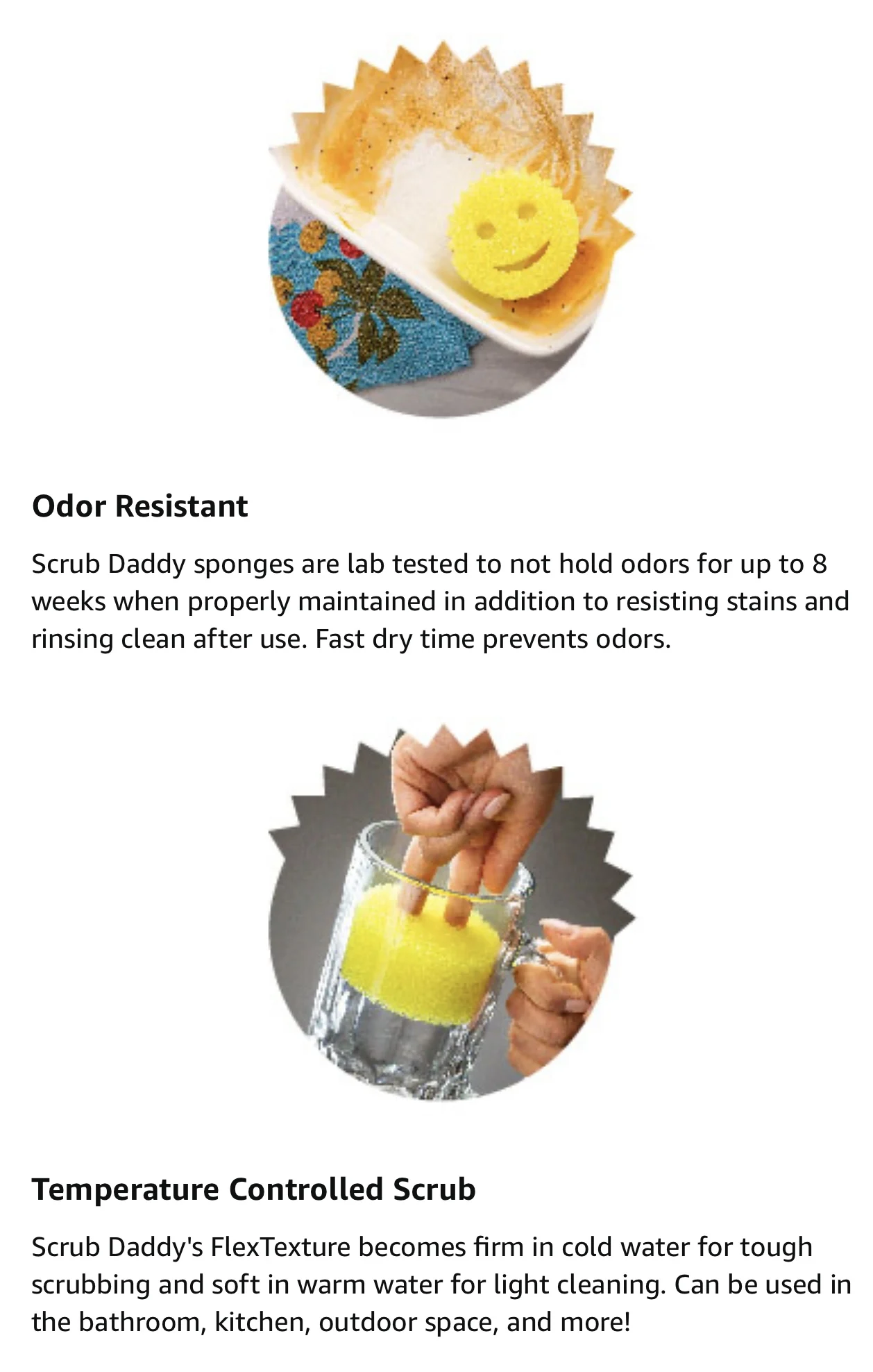 Kitchen Scrub Happy Face Sponge Smile Daddy Mommy Scrubbing Washing ...