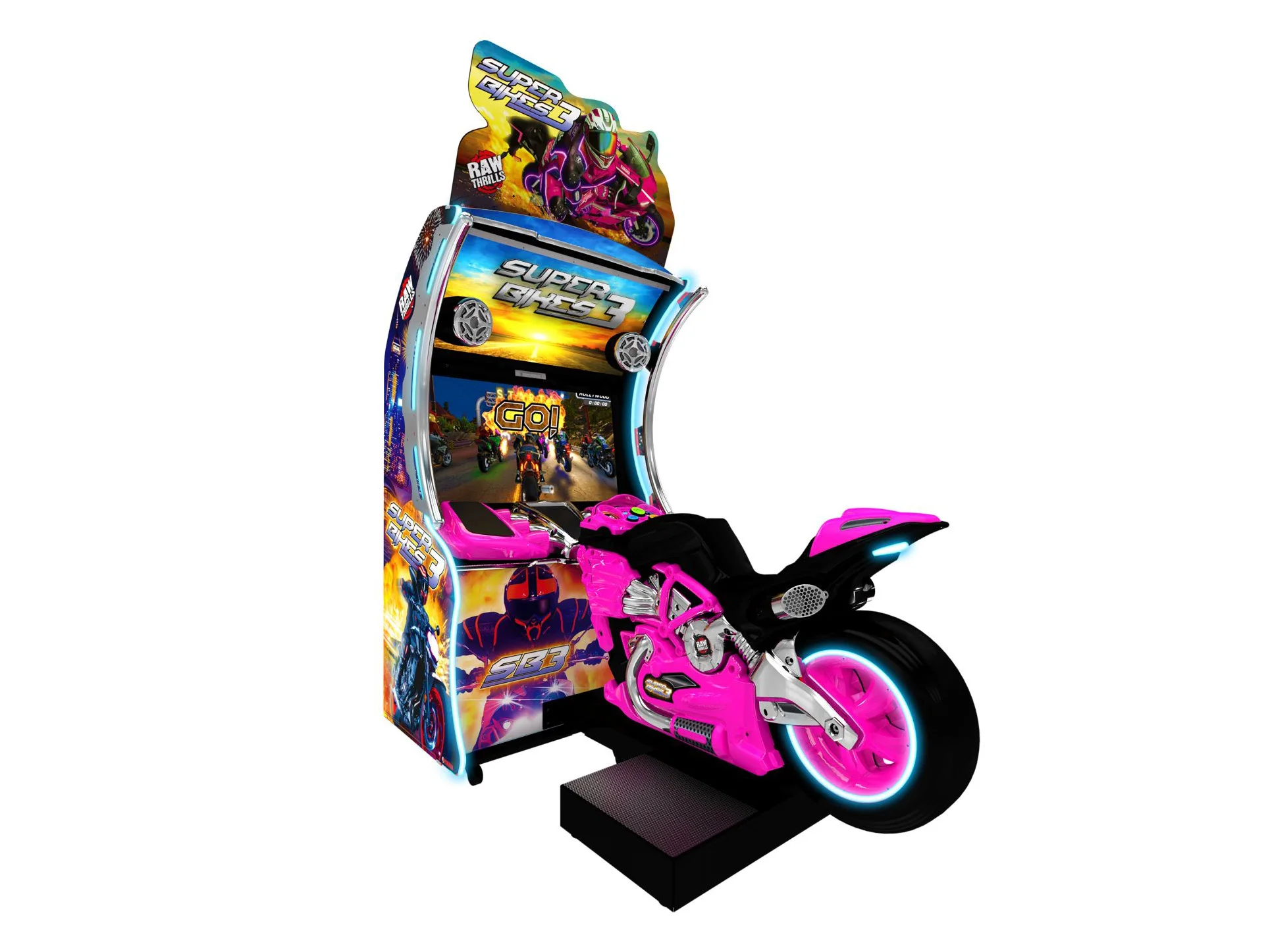 47 Inch LCD Super Bike 3 Arcade Simulator Motor Games SB3