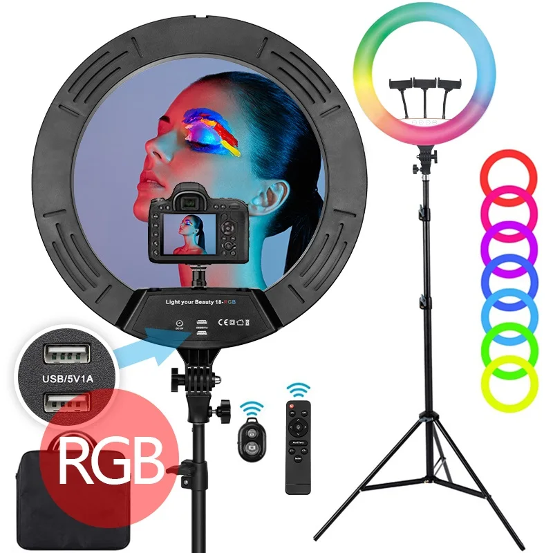 Aros De Luz - Heart RGB Ring Lights for Perfect Selfies