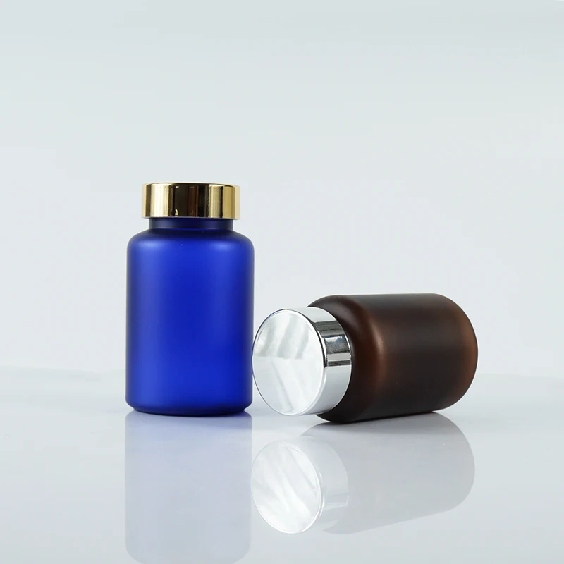 Frosted Vitamin Empty Plastic Pill Container Medicine Drug Vitamin ...