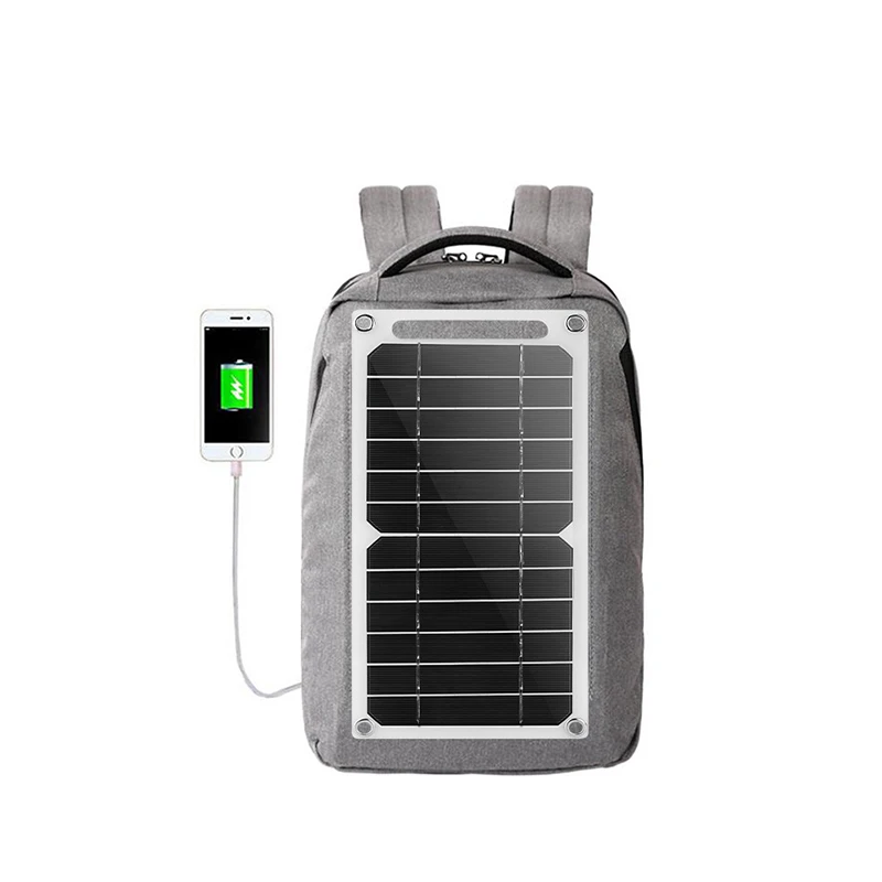 6W backpack solar charger flexible portable mini Solar panel 6W 5V ...