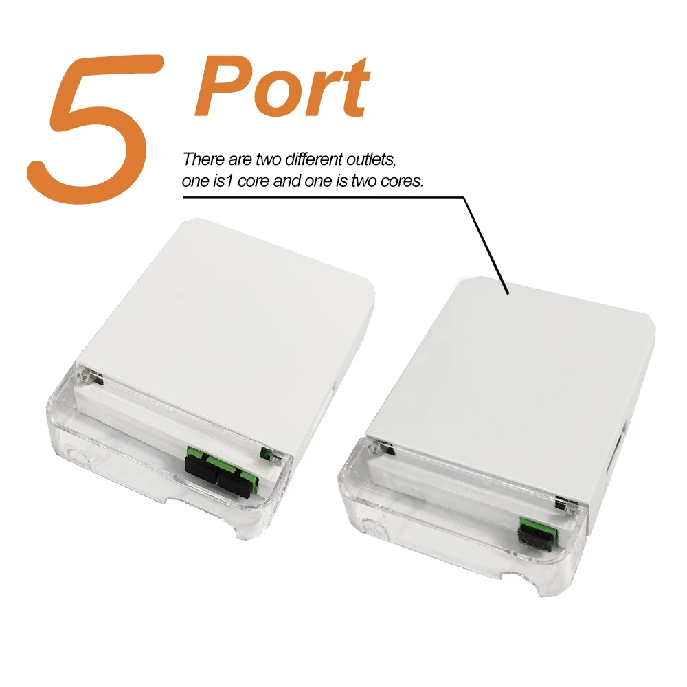 2 Core Atb Fiber Optic Access Terminal Box With Sc Shuttered Adapter ...