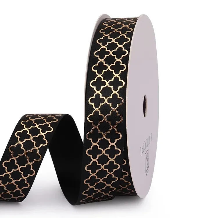 Custom Size 100% Polyester Satin Grosgrain Printed Ribbon Personalized ...
