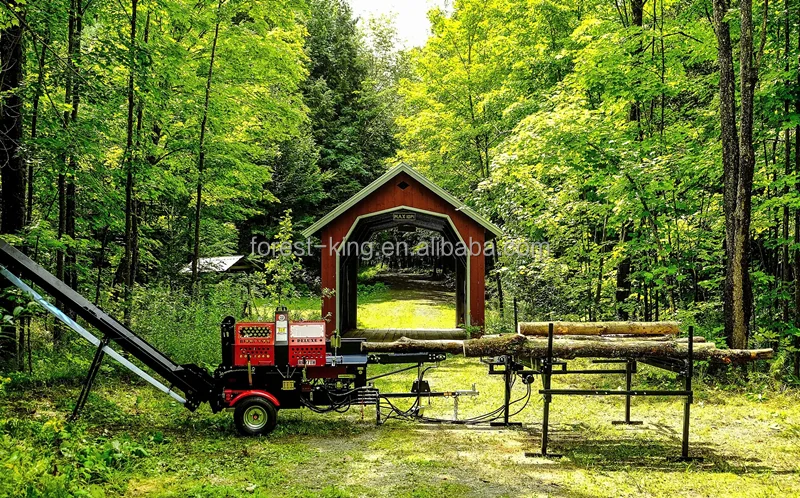 Forest King 20ton Firewood Cutter Processor Engine New Product 2020