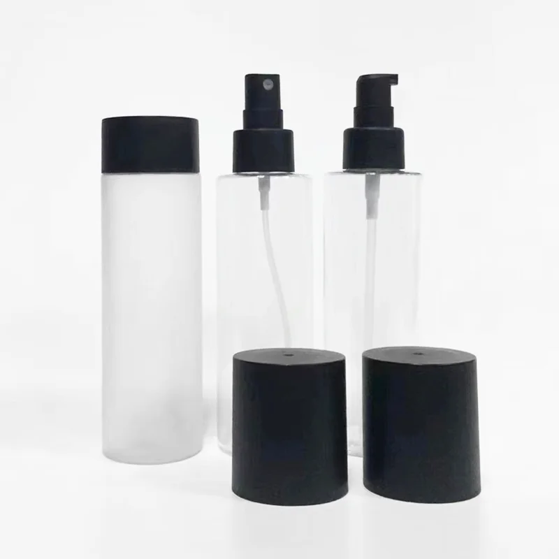 Frosted Plastic Spray Bottles 150ml Empty Round Plastic Spray Bottle ...