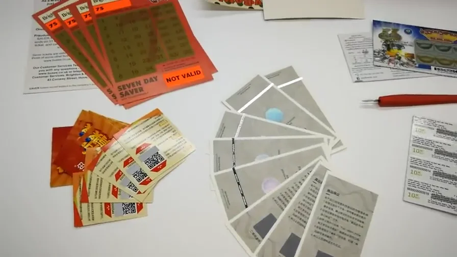 Custom Anti-counterfeiting Hologram Ticket Printing Variable Data Hot ...