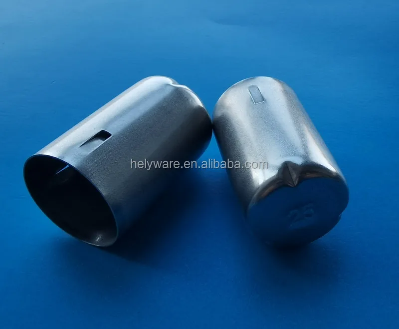 Stainless Steel Culture Tube Closures for Lab - 13 15 18 21 25mm