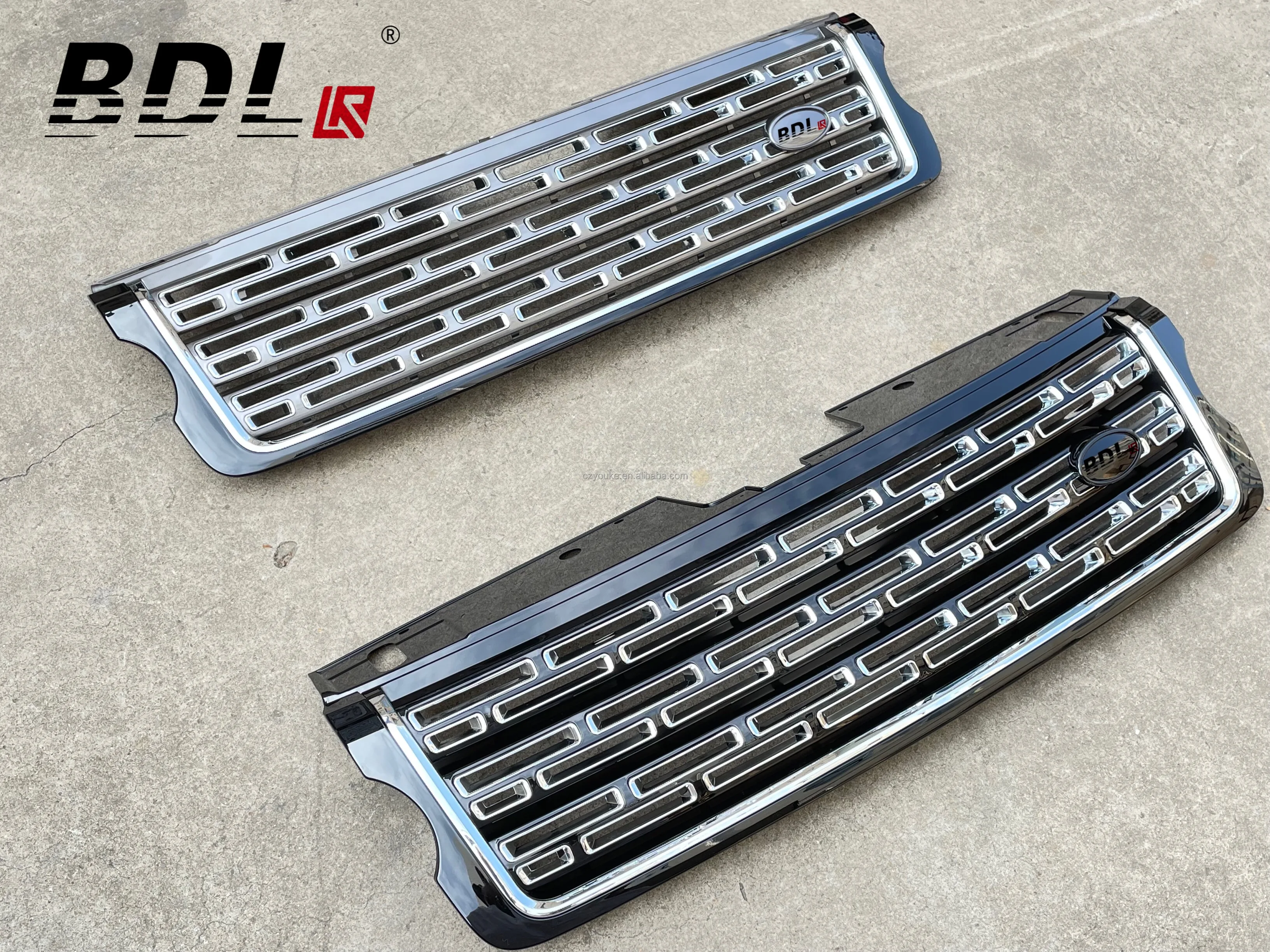 Front Grille Range Rover Vogue 2013-2017 Sva Style Glosss Black L405 ...